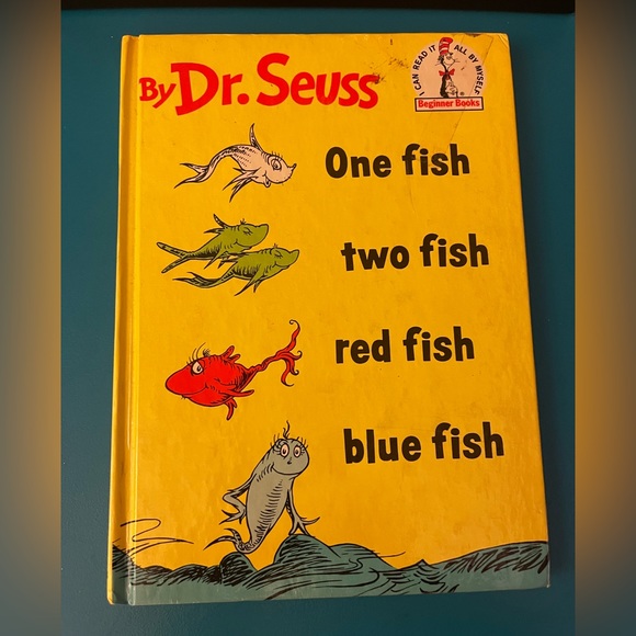 Dr. Seuss | Toys | Dr Seuss One Fish Two Fish Red Fish Blue Fish ...
